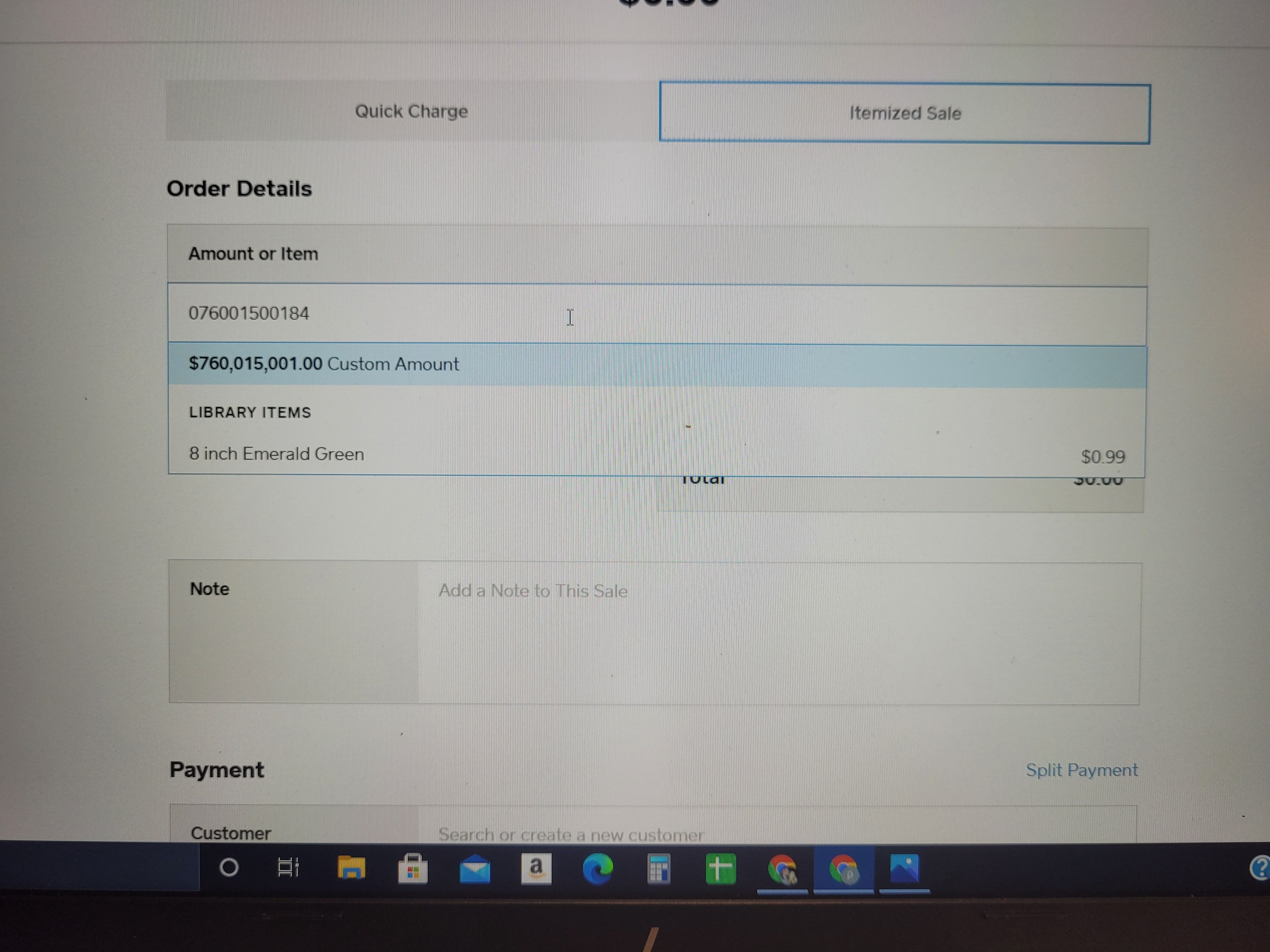 Barcode scanner with Virtual Terminal - The Square Community