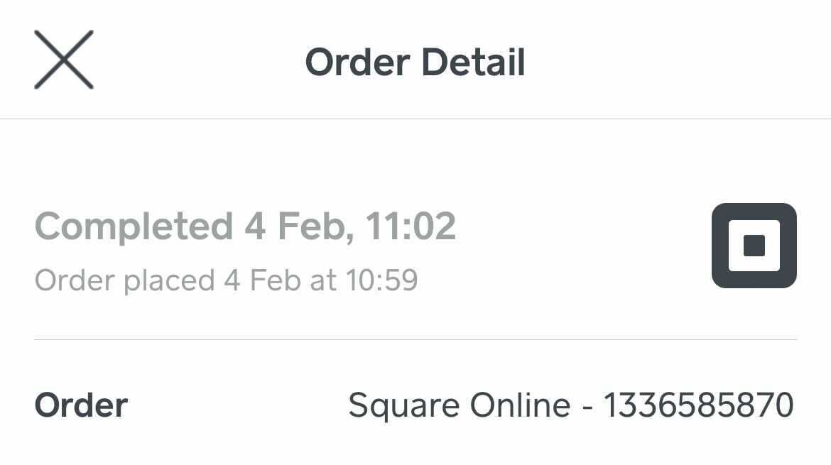 Solved: Order Status - The Square Community