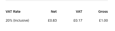 Calculating Vat backwards - The Square Community