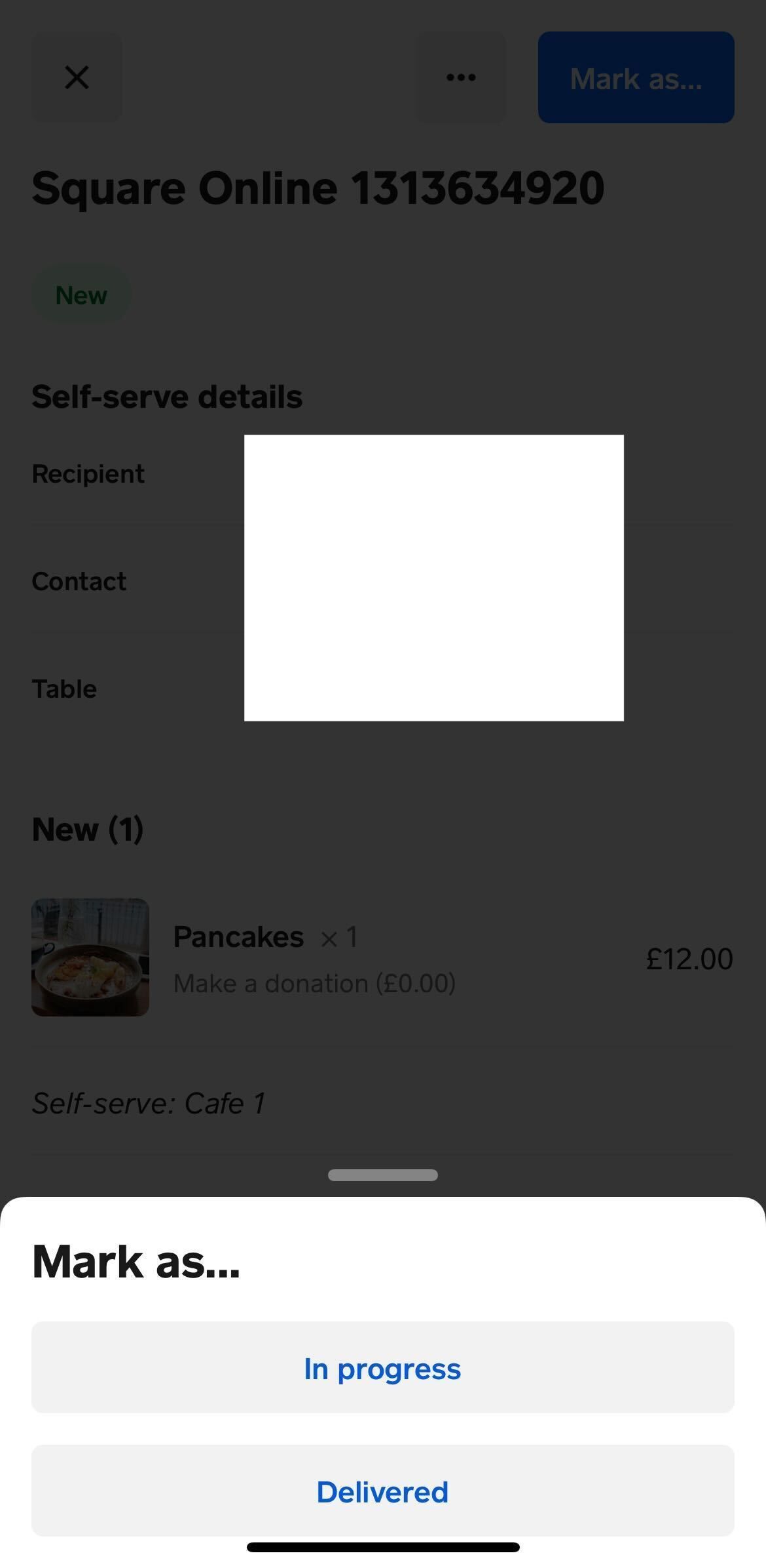 Order pending - The Square Community