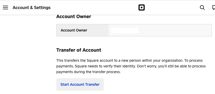 Account Balance Transfer to New Account Owner? - The Square Community