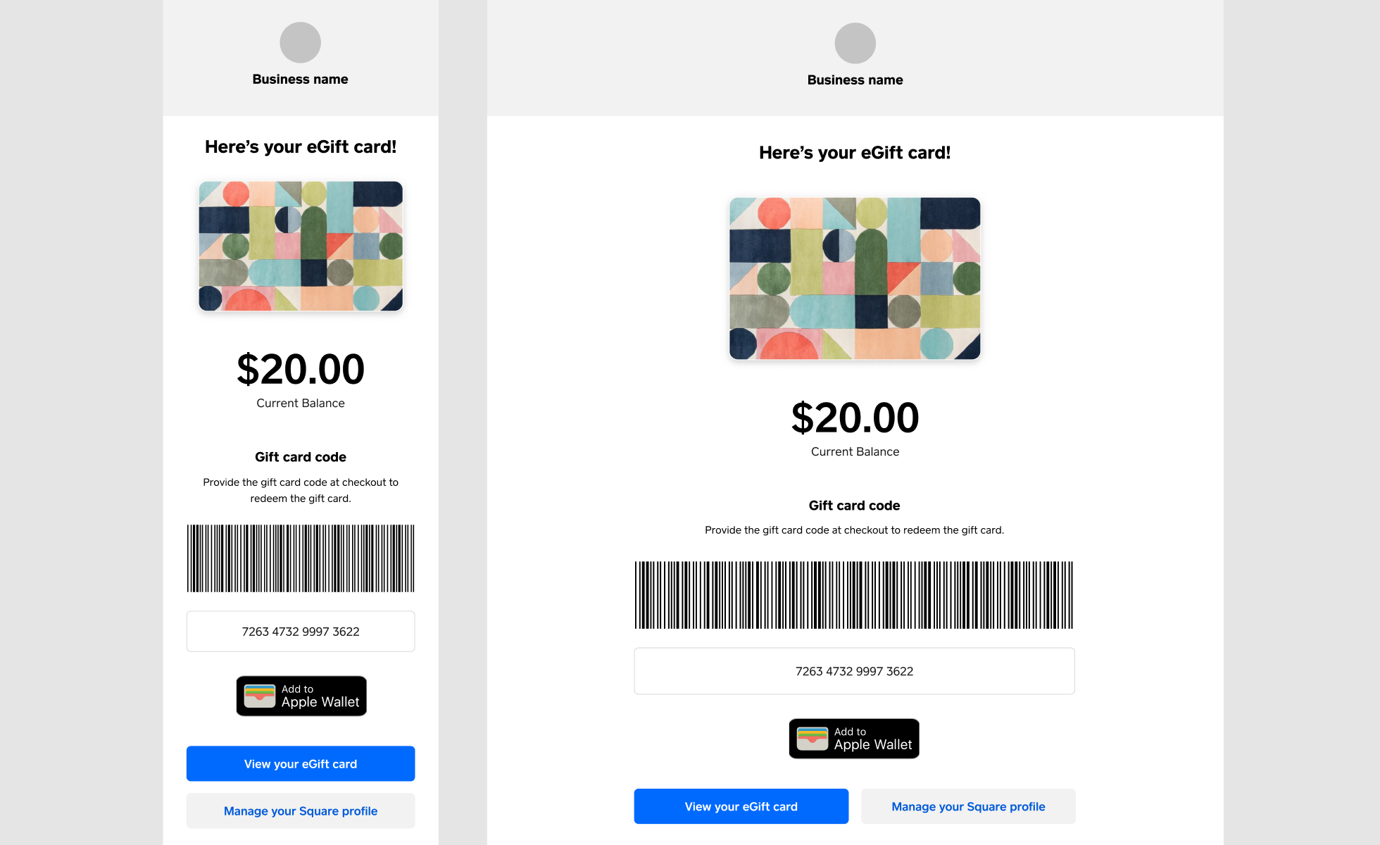 Solved: How to add Square eGift card to Apple Wallet - The Square Community