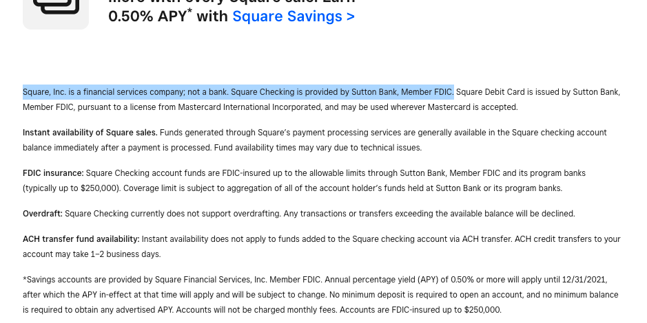 Is there a way to add square checking account to v... - The Square ...
