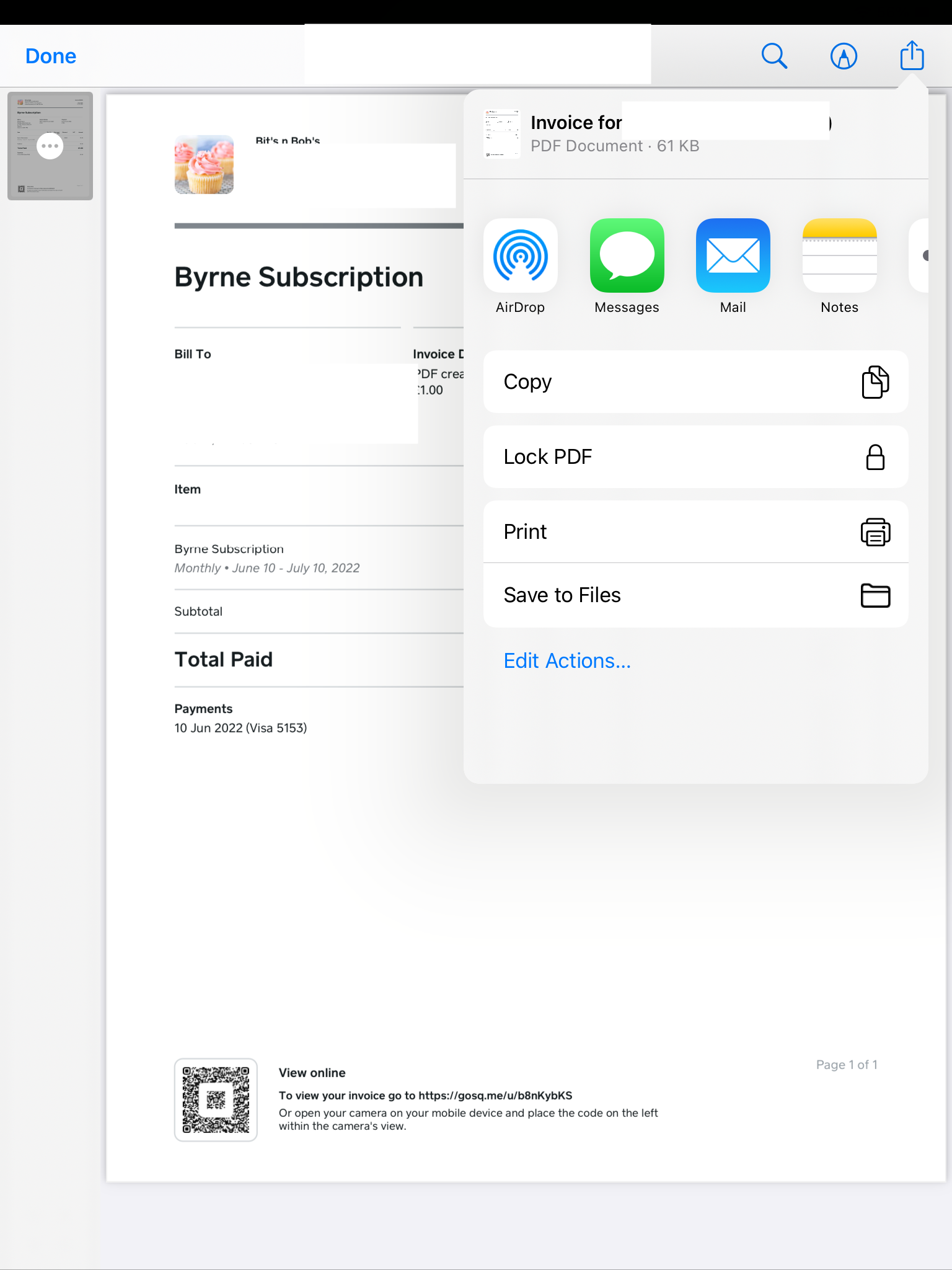 PDF invoice - The Square Community