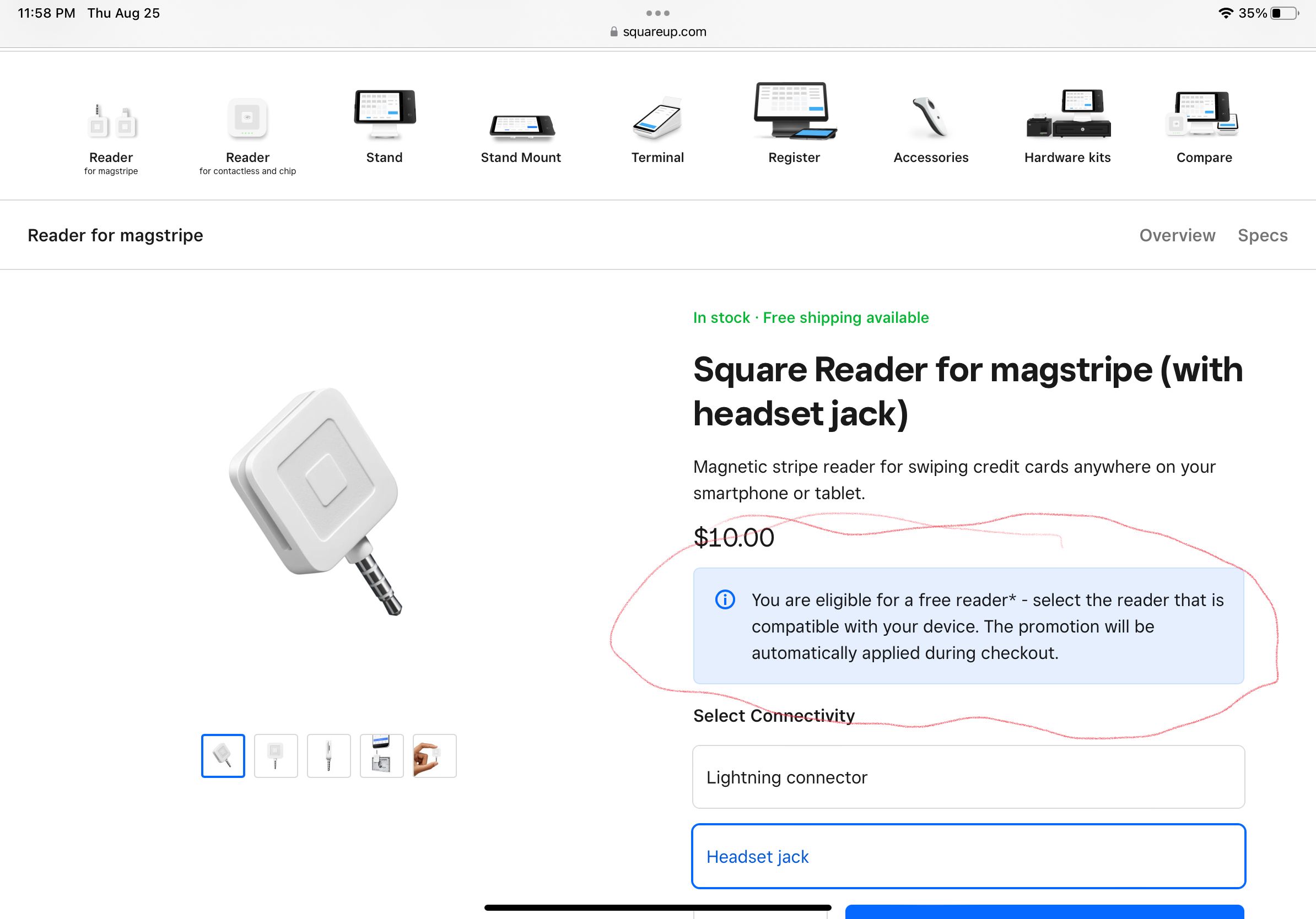 How do I get my free Square Magstripe Reader? - The Square Community