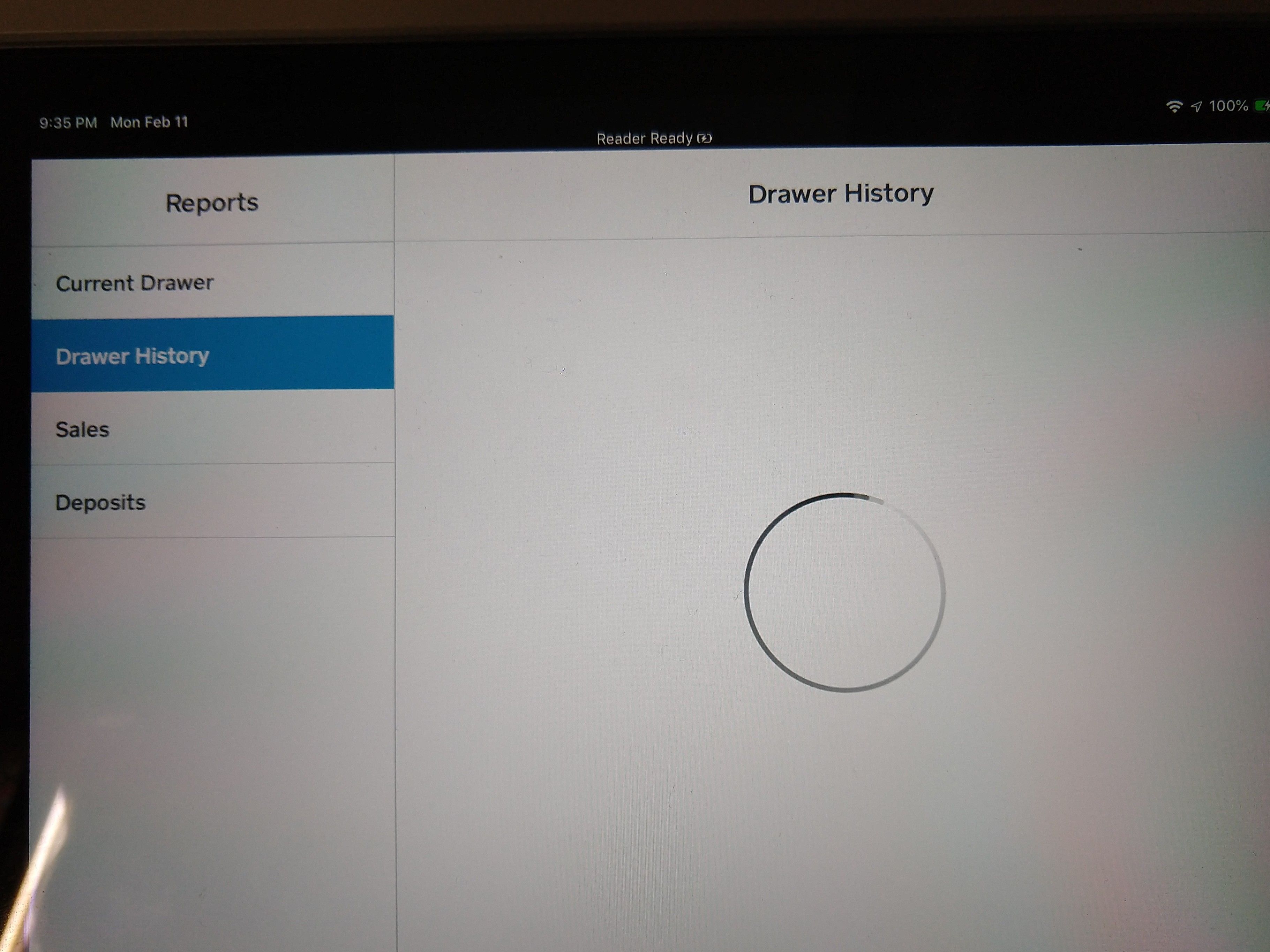 End Drawer / Drawer Report issue - The Square Community