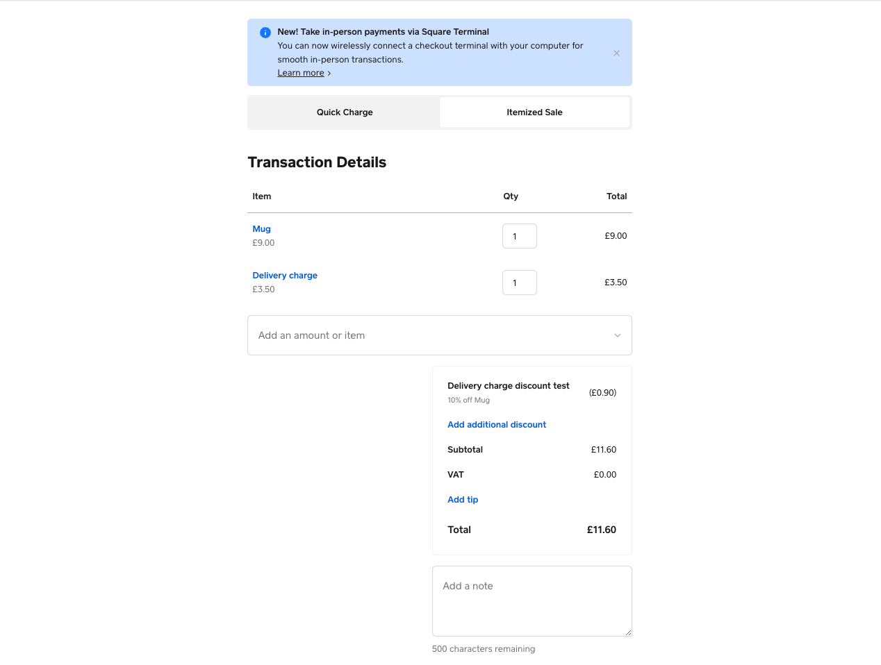 how can i add delivery option on square terminal - The Square Community