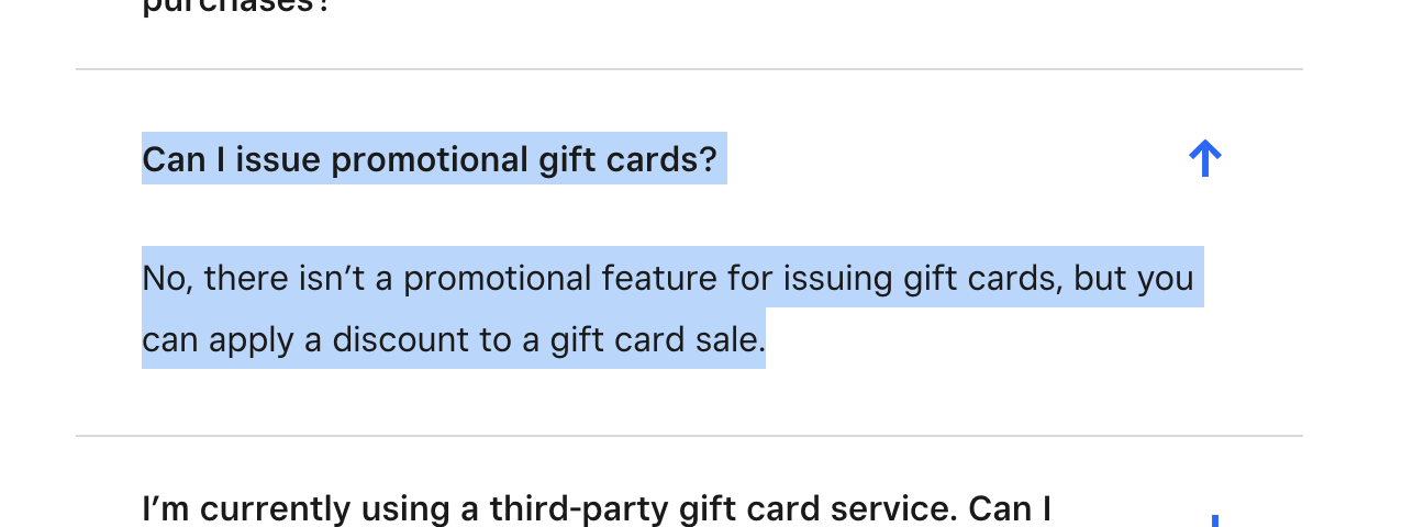Manually load a gift card without charge - The Square Community