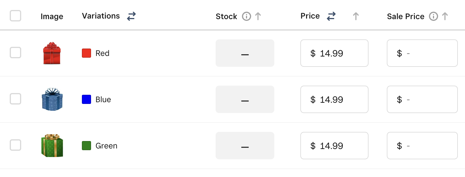 Choosing Options for an item listed - The Square Community