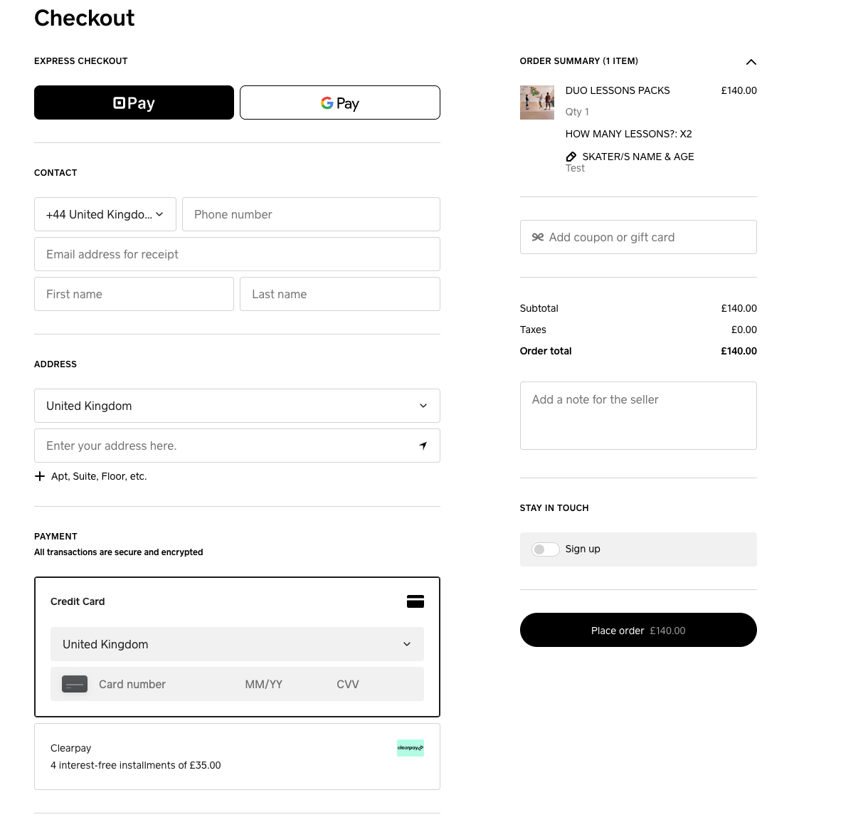 CLEARPAY DOES'T WORK - The Square Community