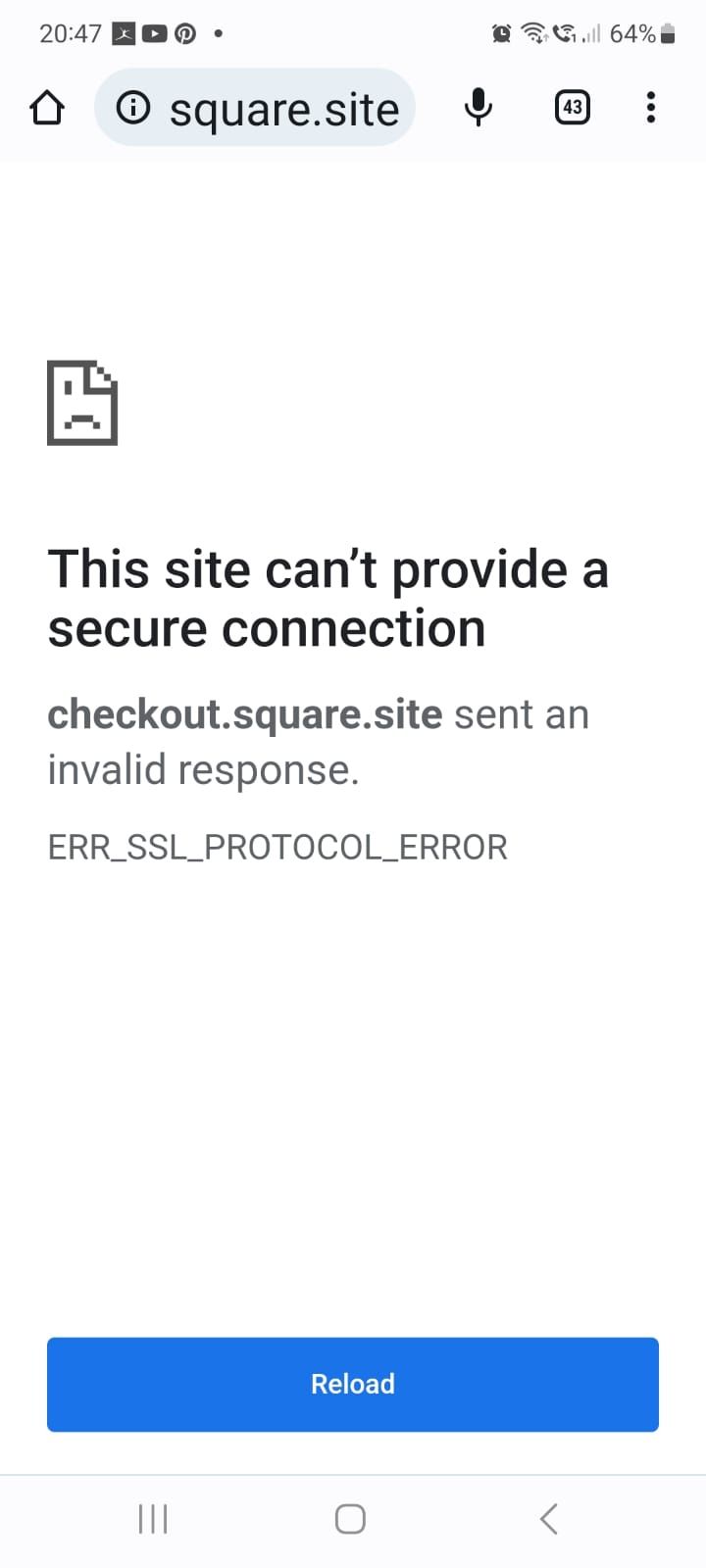 Online Checkout - Error Messages for Customer - The Square Community
