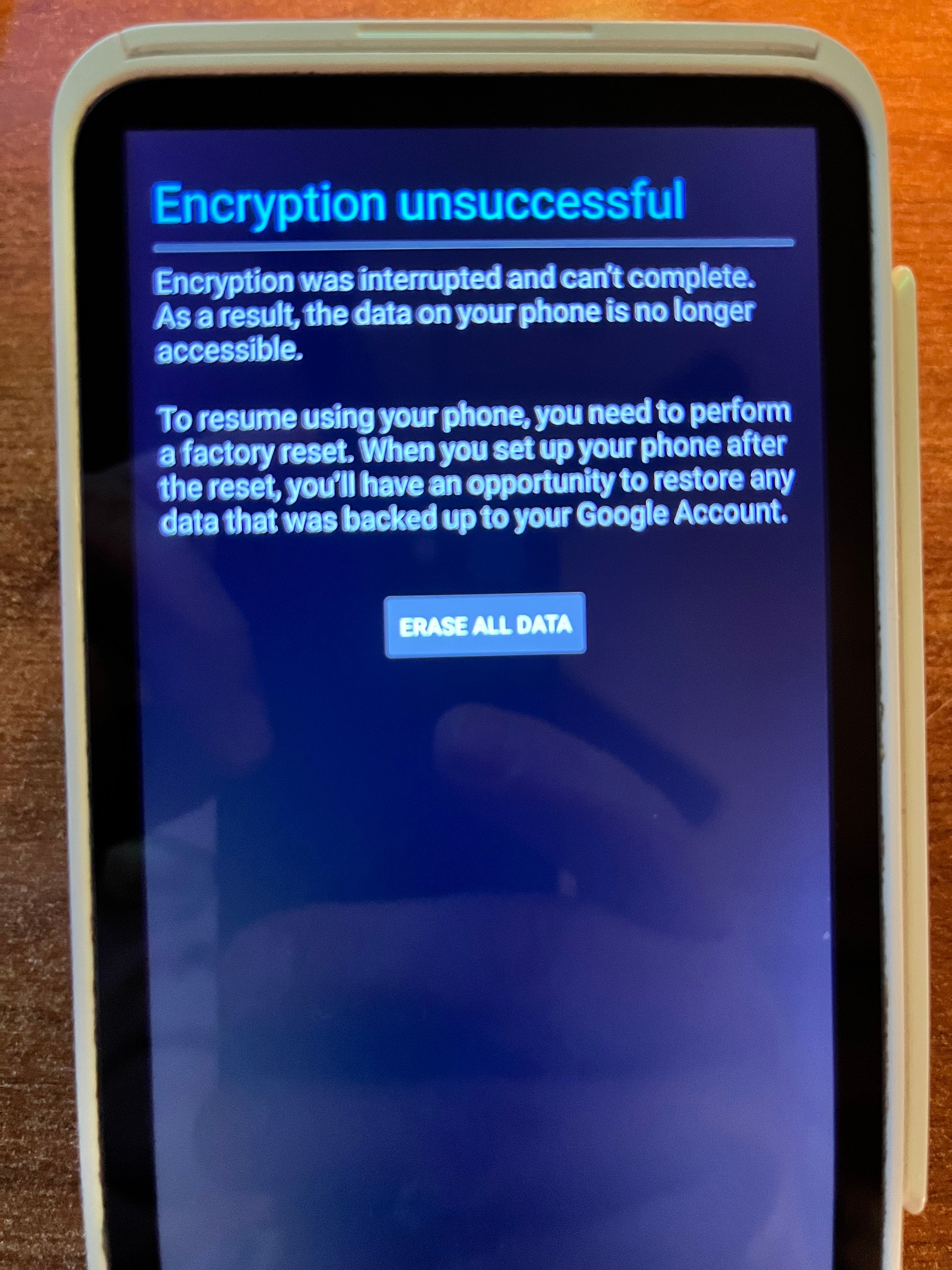 Encryption unsuccessful - The Square Community