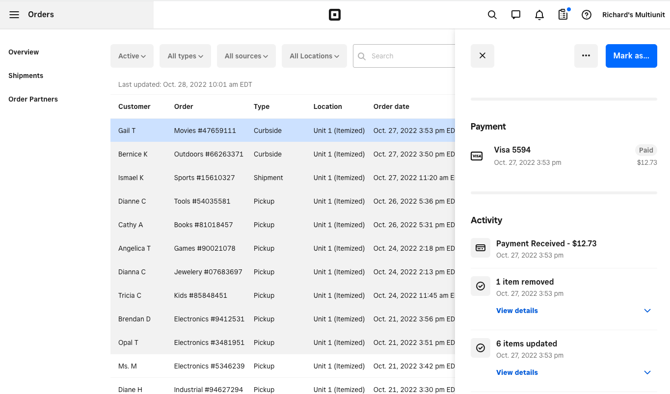 [New] Introducing Activity Logs for Order Manager - The Square Community