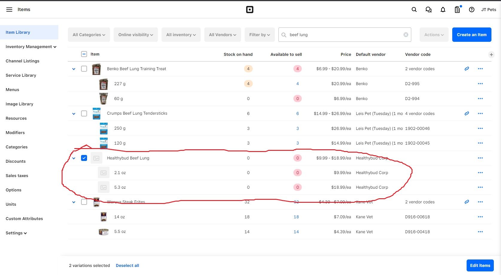 BUG ALERT - Items not syncing to website properly - The Square Community