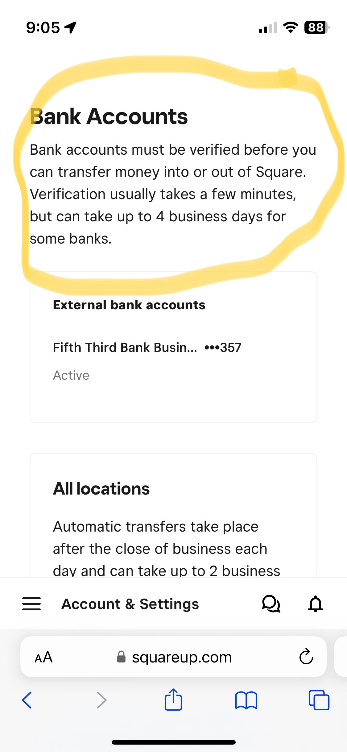 How long does it take for bank verification? - The Square Community