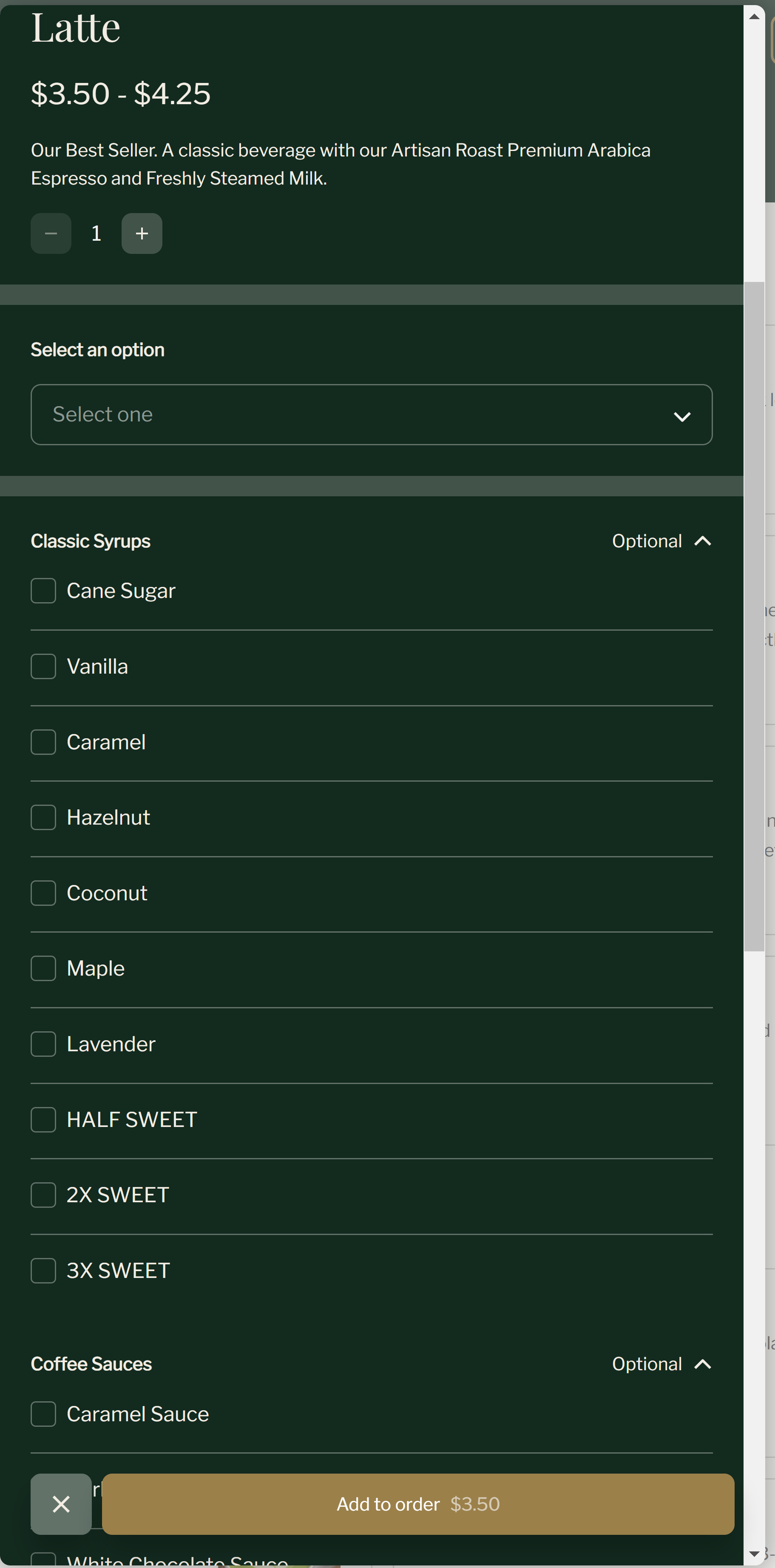 How to collapse modifiers on Square Online - The Square Community