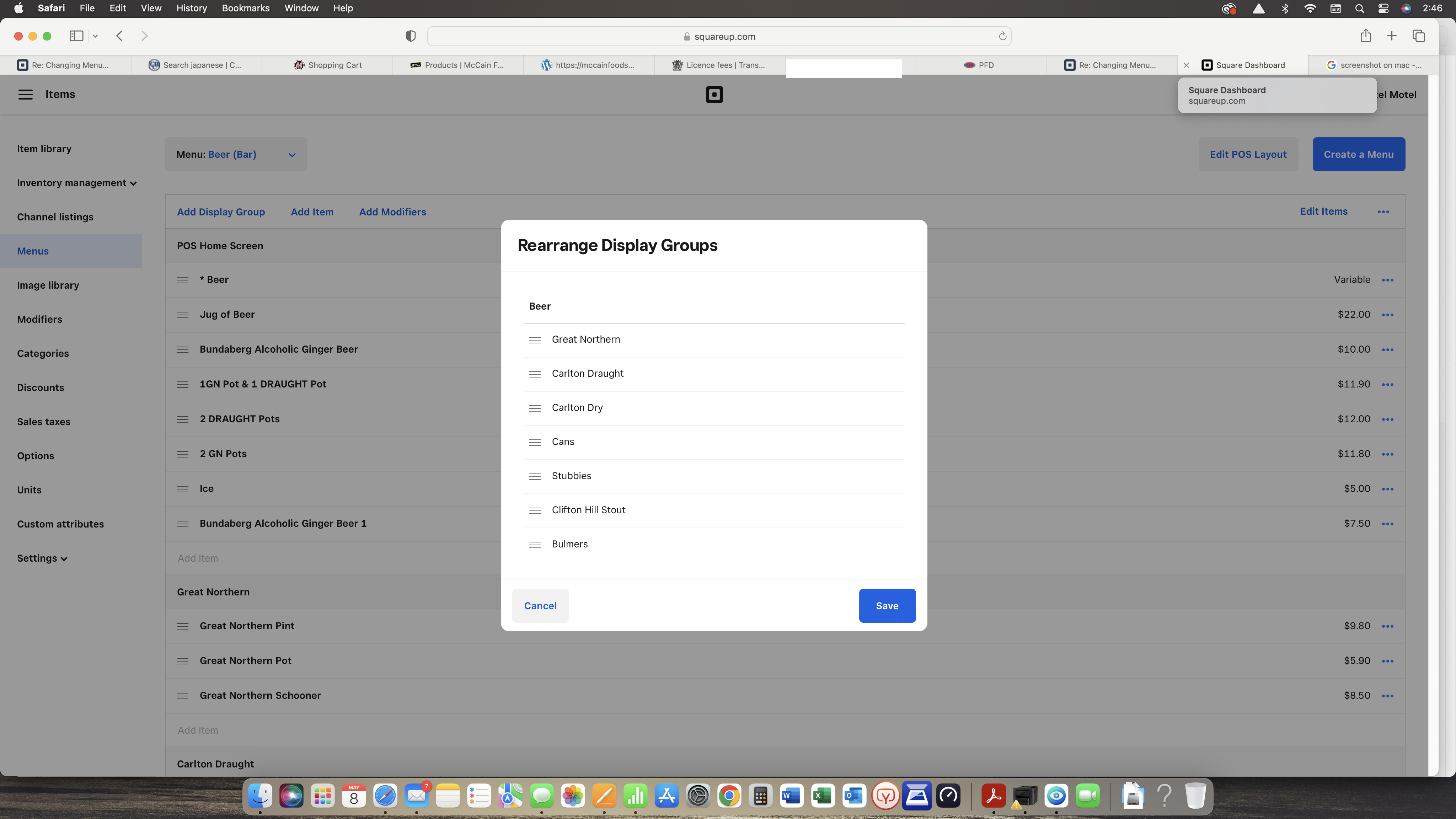 Feature Request: Rearrange Menus in Square for Res... - The Square Community