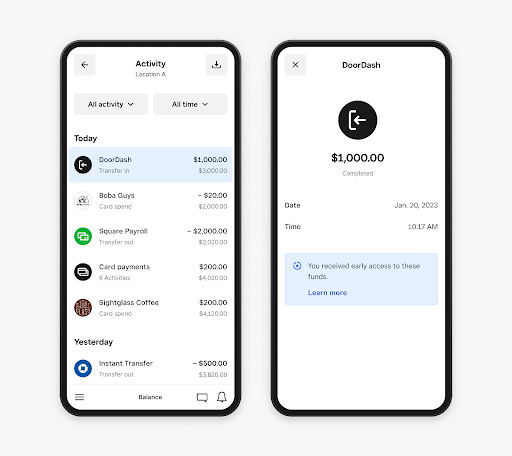 [New] Early access to ACH deposits with Square Checking
