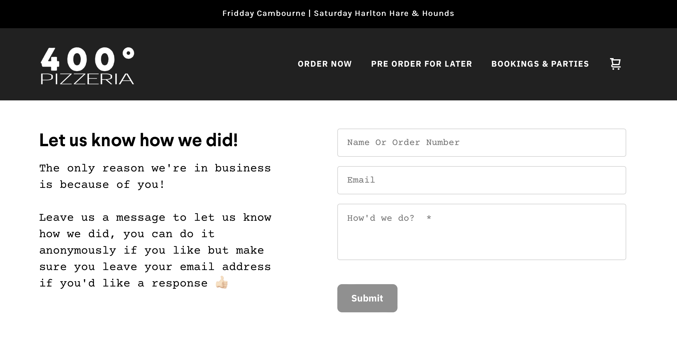 Customer Feedback on recipe - The Square Community