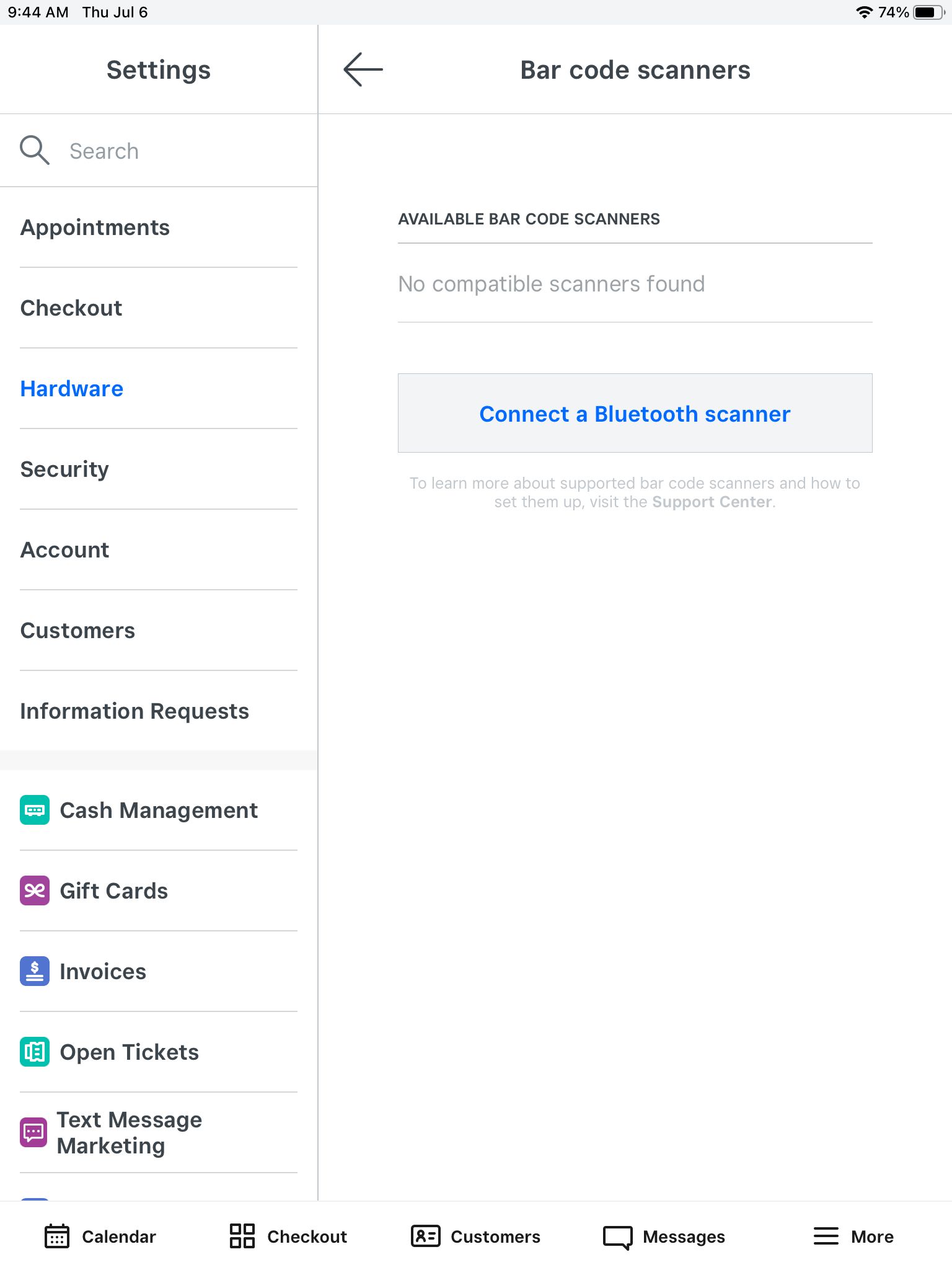 Using a barcode scanner for items in square appoin... - The Square ...