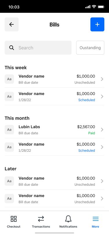 Bill Pay for Android - Pay your vendors on the go ... - The Square Community
