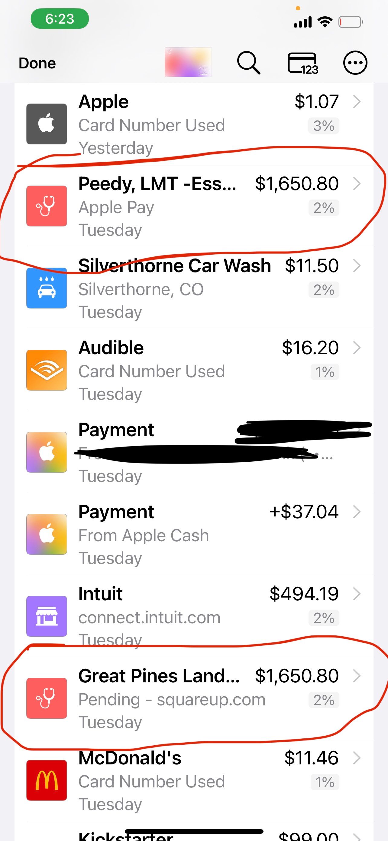 Customer paid invoice, charge is showing up on ano... - The Square ...