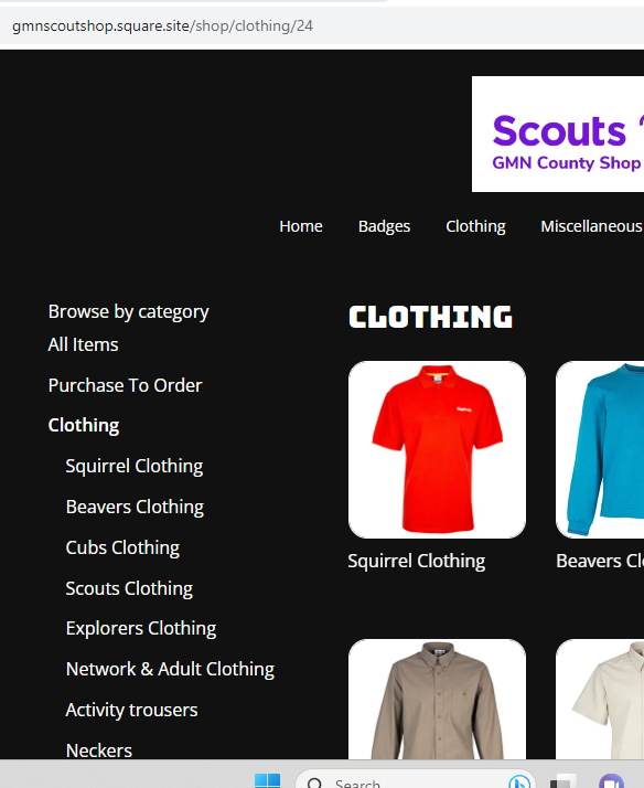 show category and sub category buttons on page - The Square Community