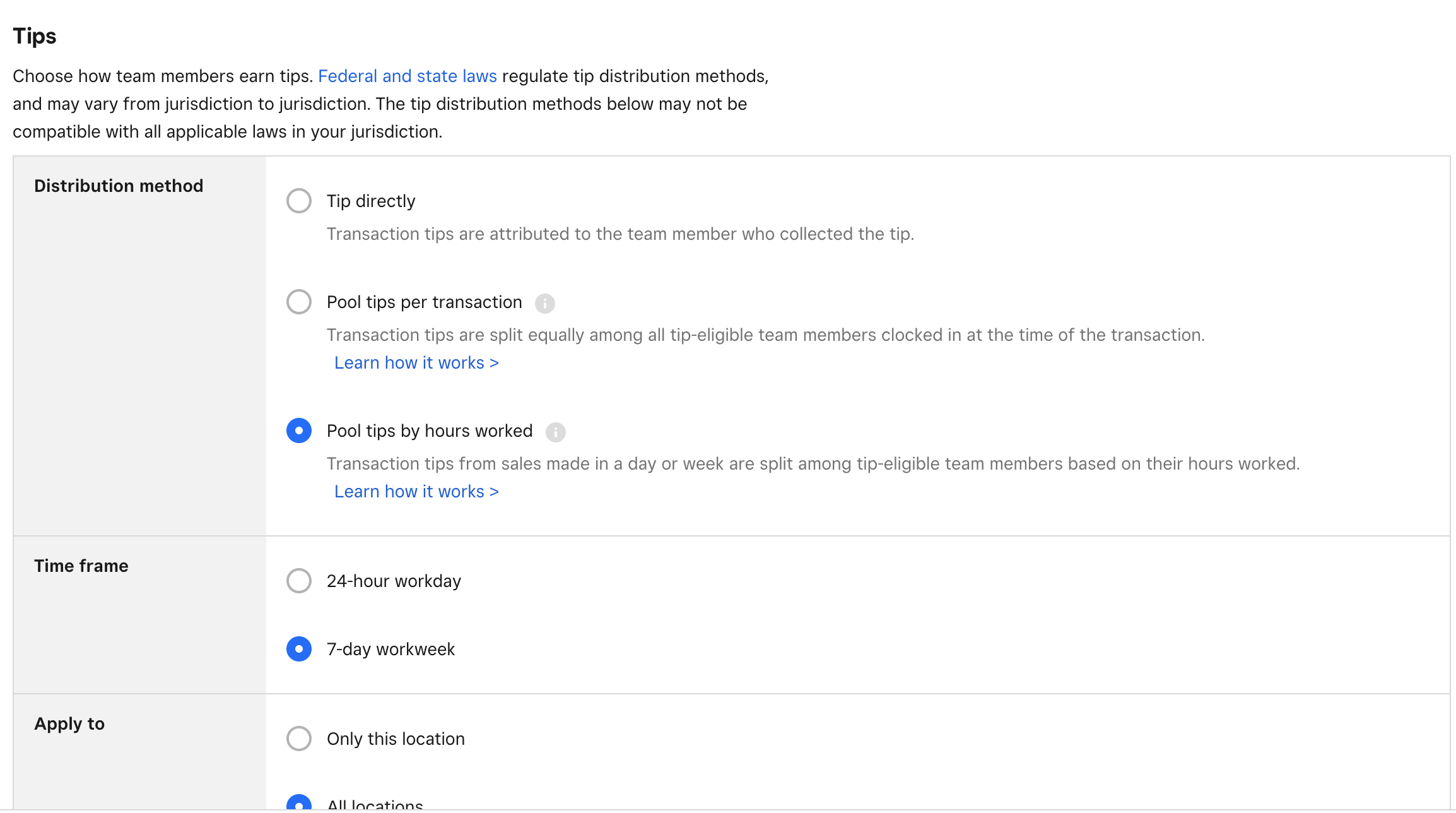 Employee reports not showing correct tips with tip... - The Square ...