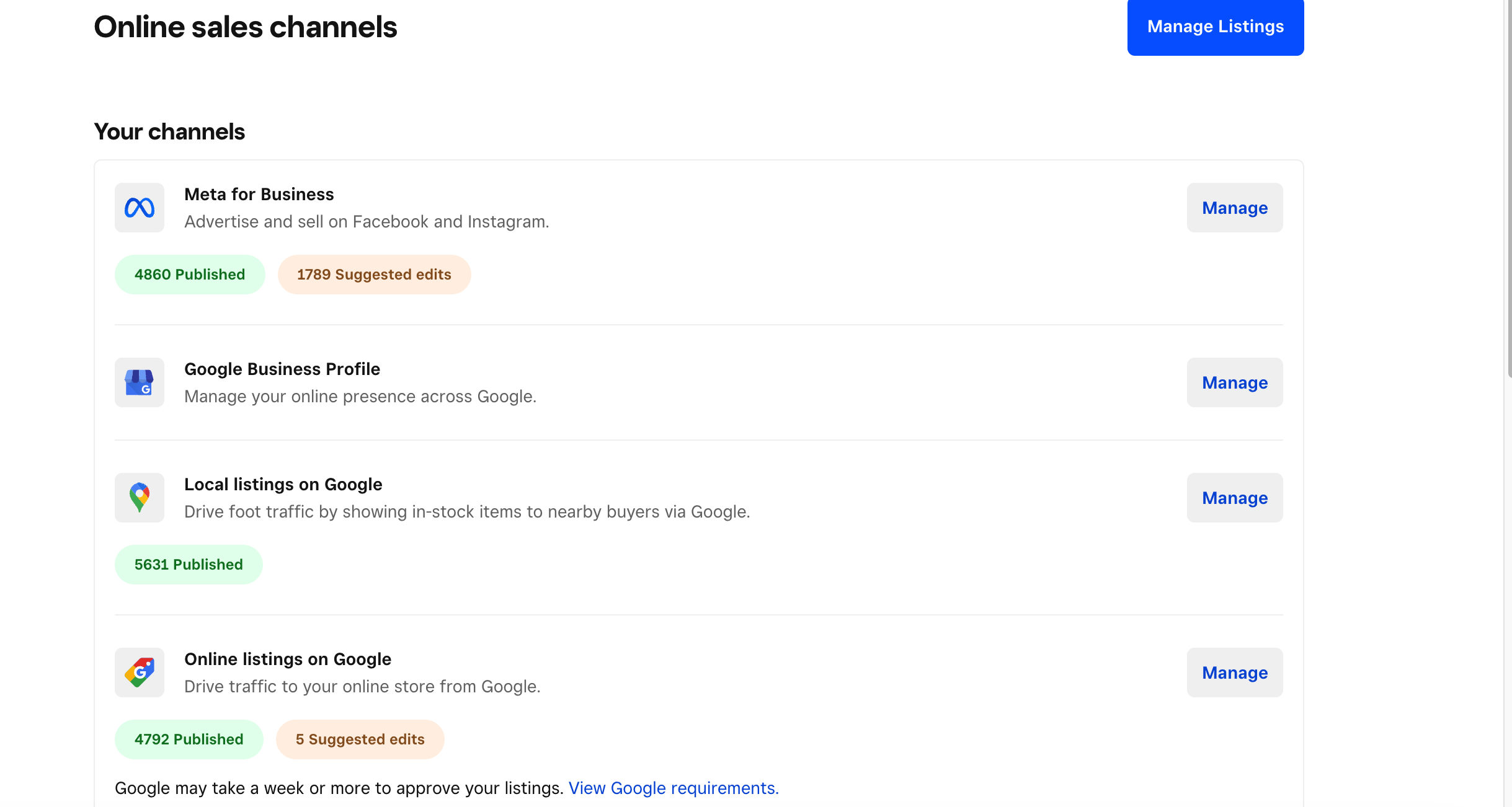 connect with google ads, local listings and shop - The Square Community
