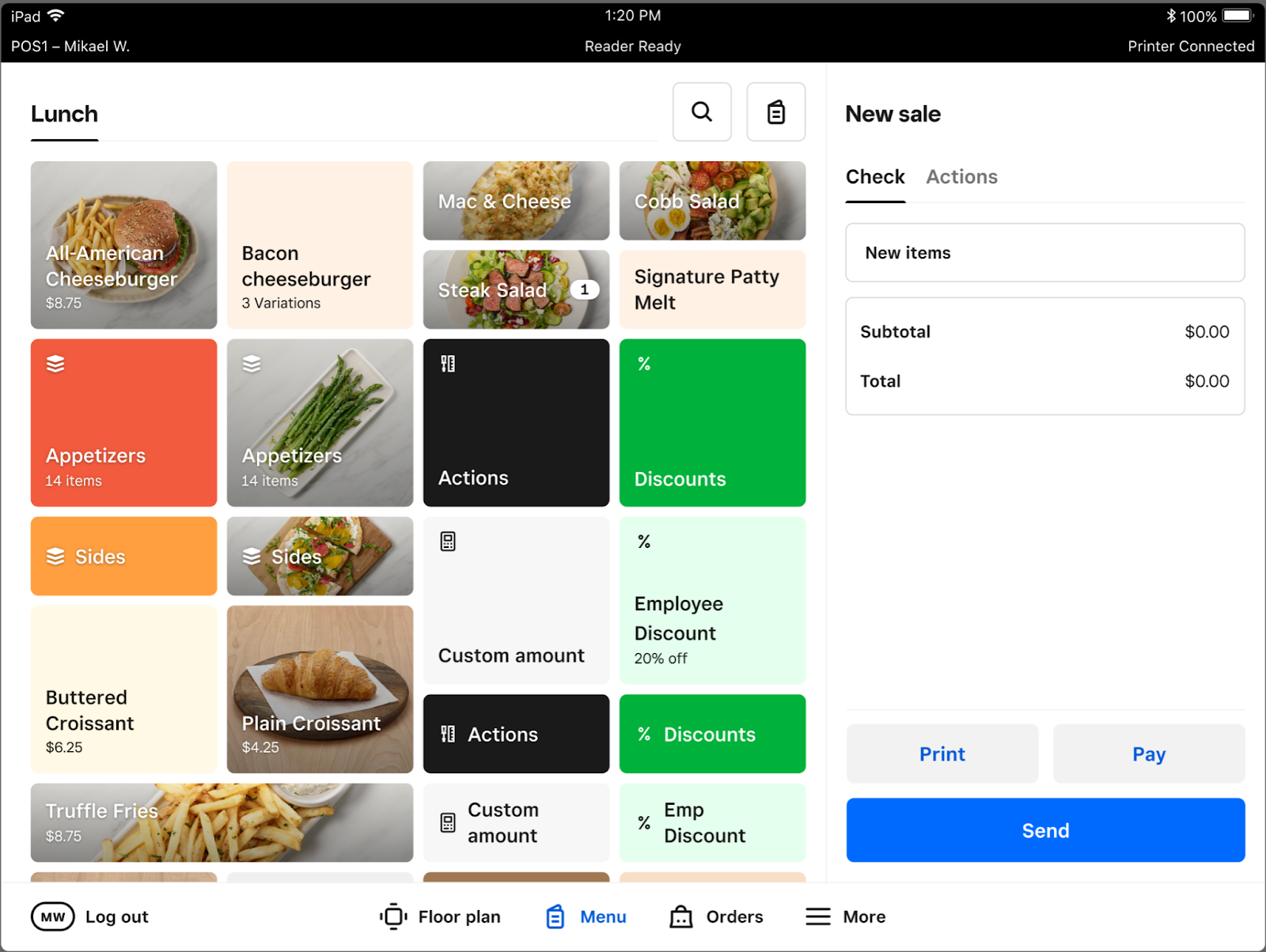 Manage your Items with the Items Applet in Square for Restaurants