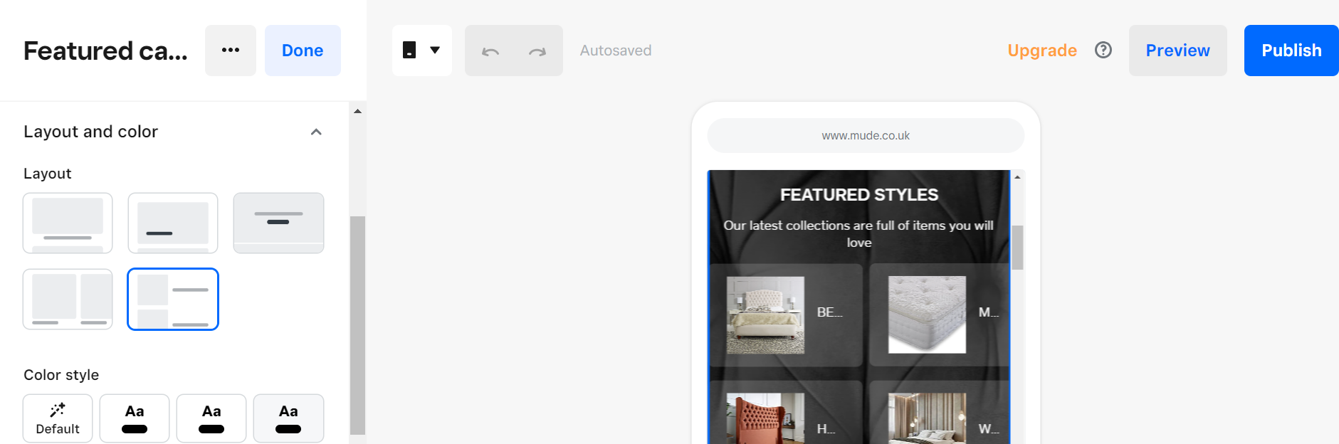 Featured Categories layout - The Square Community