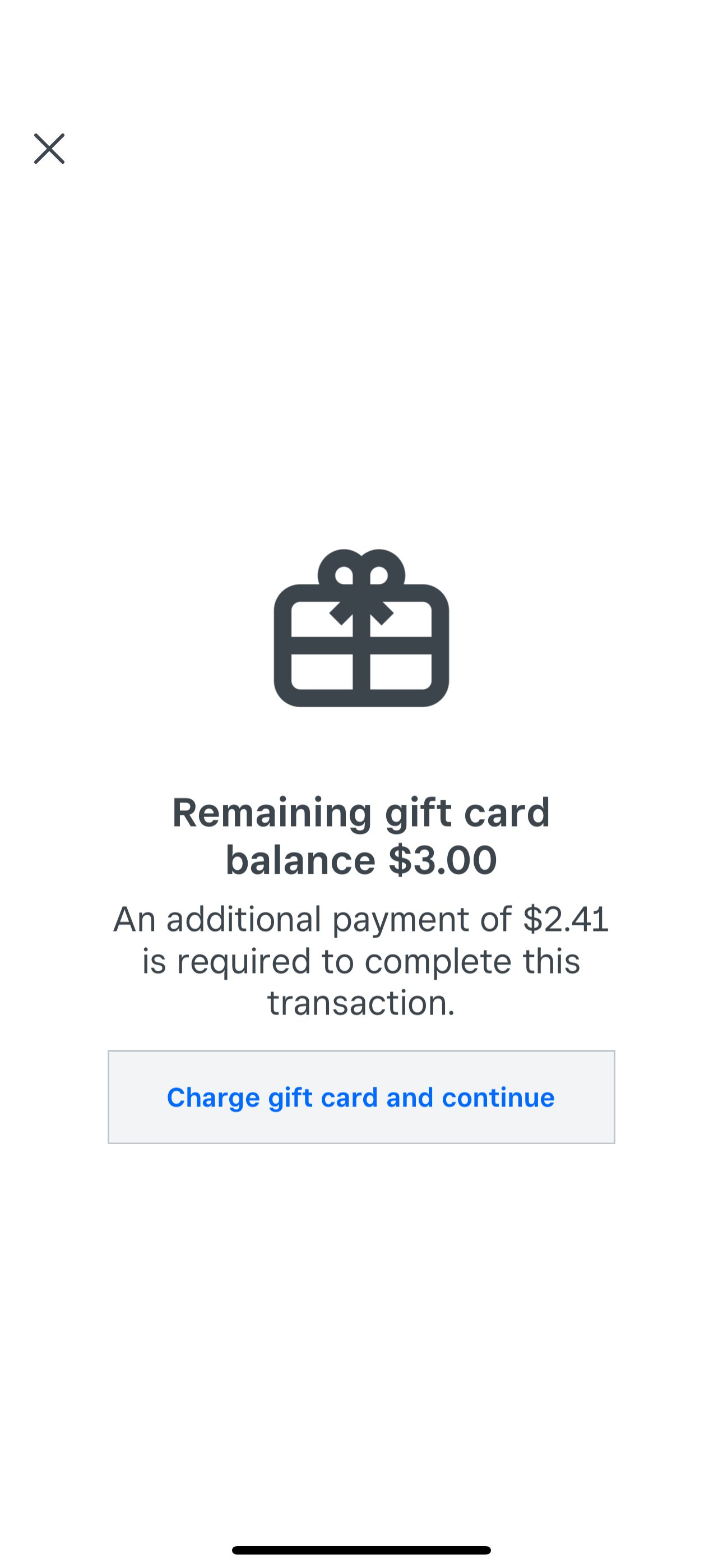 Solved: Gift Cards - Insufficient funds error - The Square Community