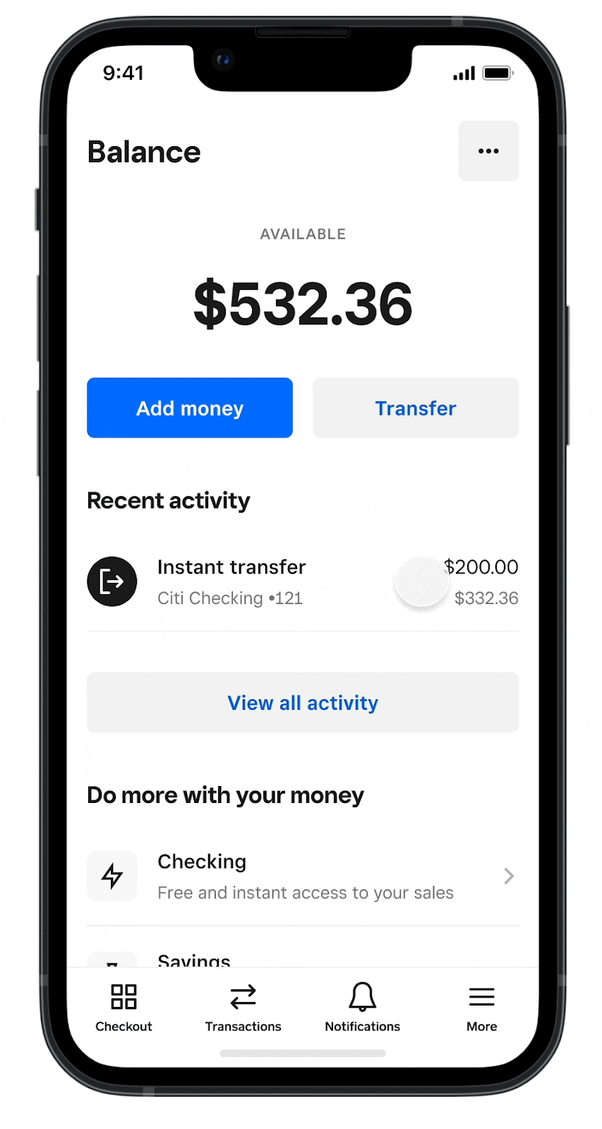 [Improvement] More ways to move your money between Square accounts