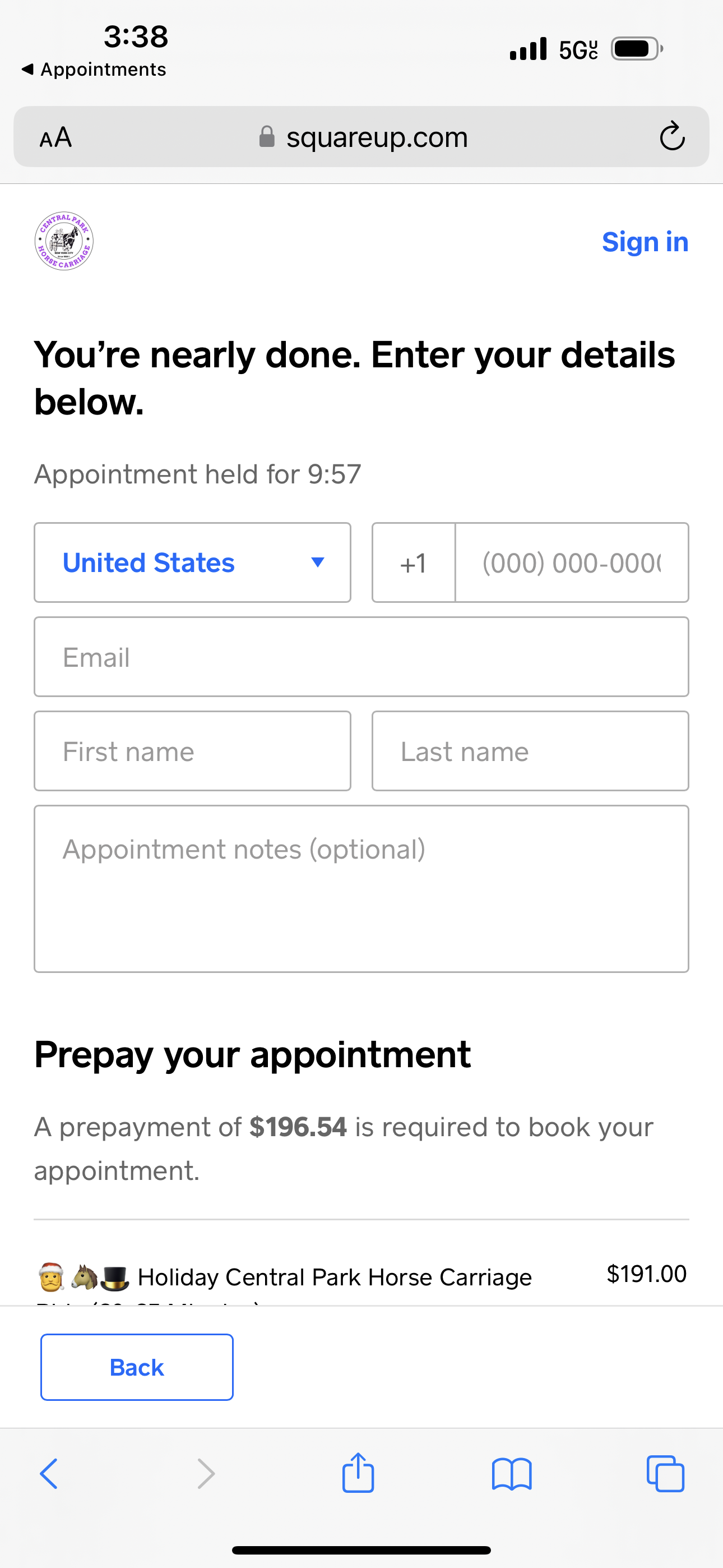 Disable 10 Minute Timer Booking Flow - The Square Community