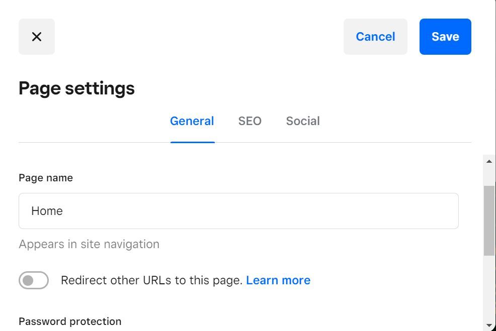 Not seeing page URL in Page settings - The Square Community