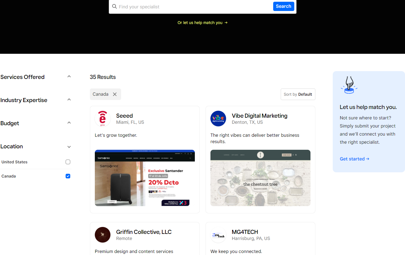 Square specialists directory