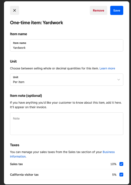 Solved: Editing a One-Time Item - The Square Community