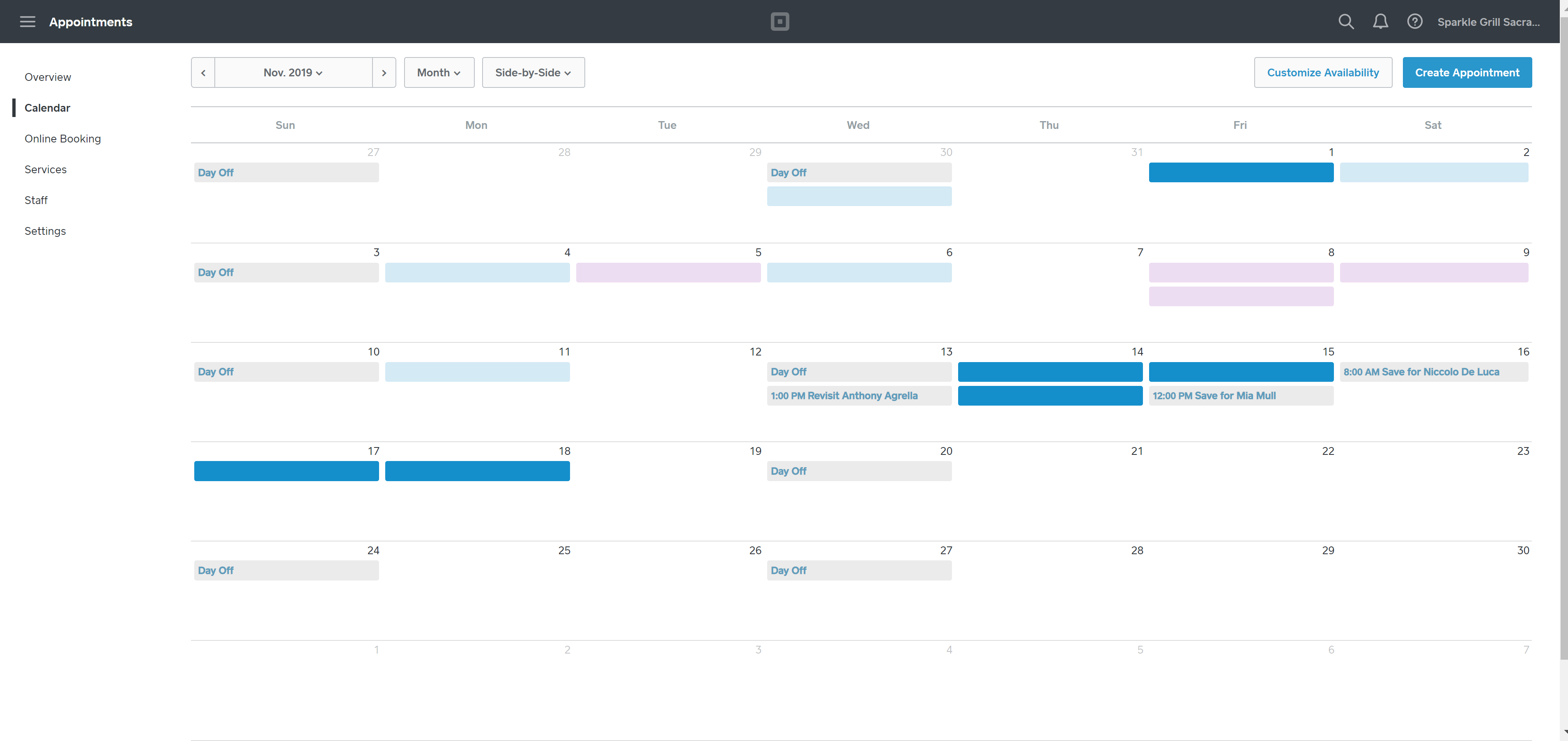 Broken Calendar View - The Square Community