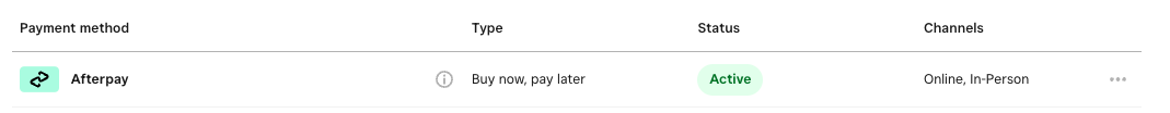 Solved: AfterPay is Enabled..doesn't show as option at che... - The ...