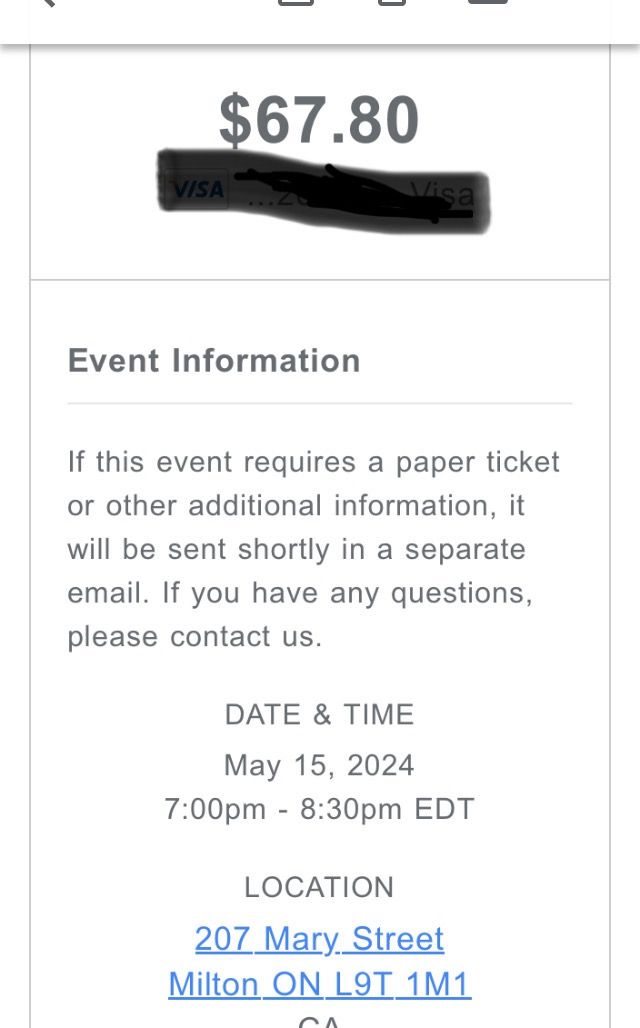 Customer receipts for events details - The Square Community