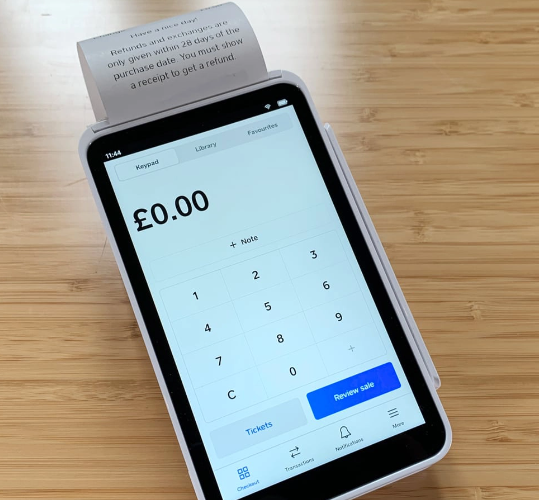 Terminal Not showing KEypad - The Square Community