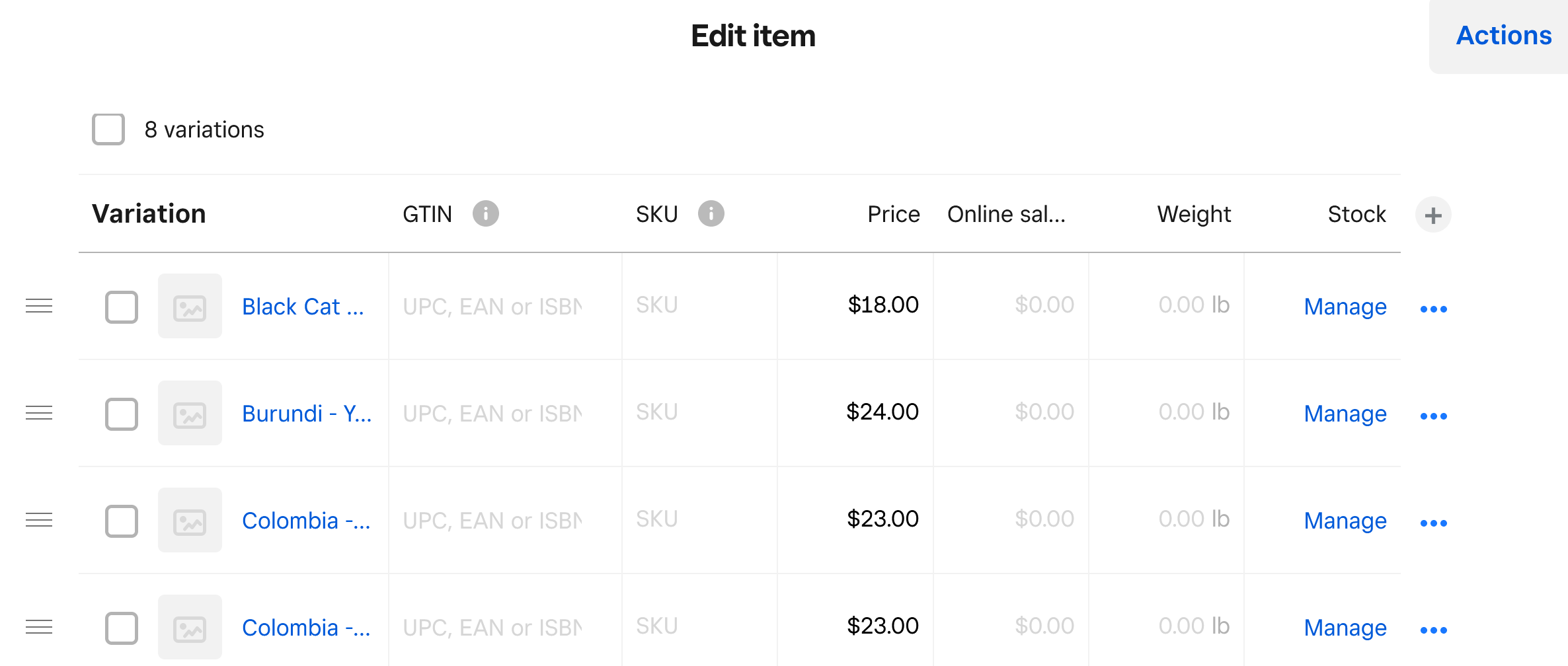 Enable resize of columns when editing items. - The Square Community