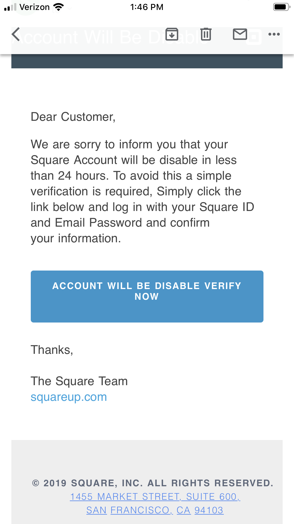 Solved: Phishing scam emails: What should I do if I get a ... - The ...