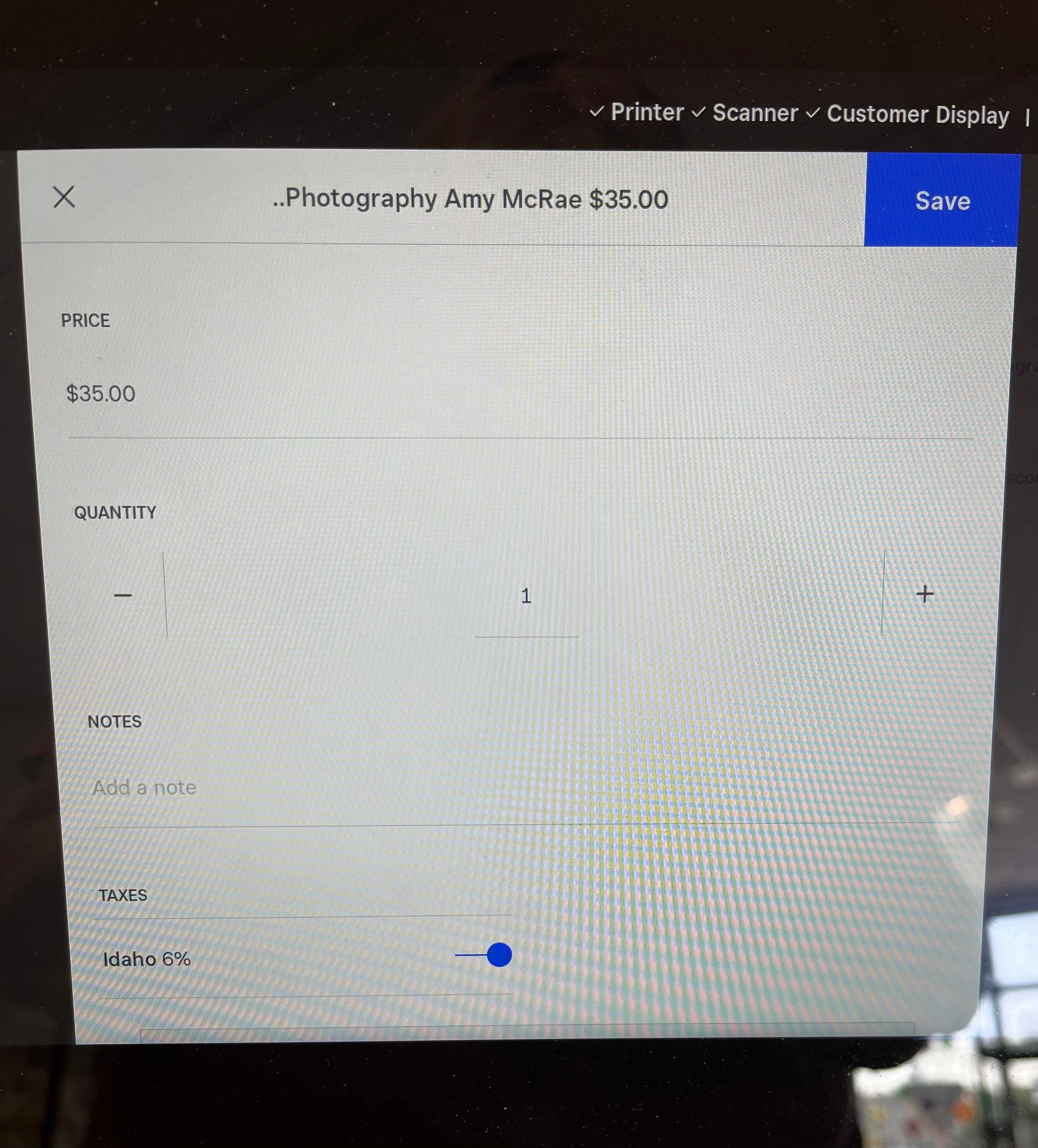 Solved: Notes field on Square register - The Square Community
