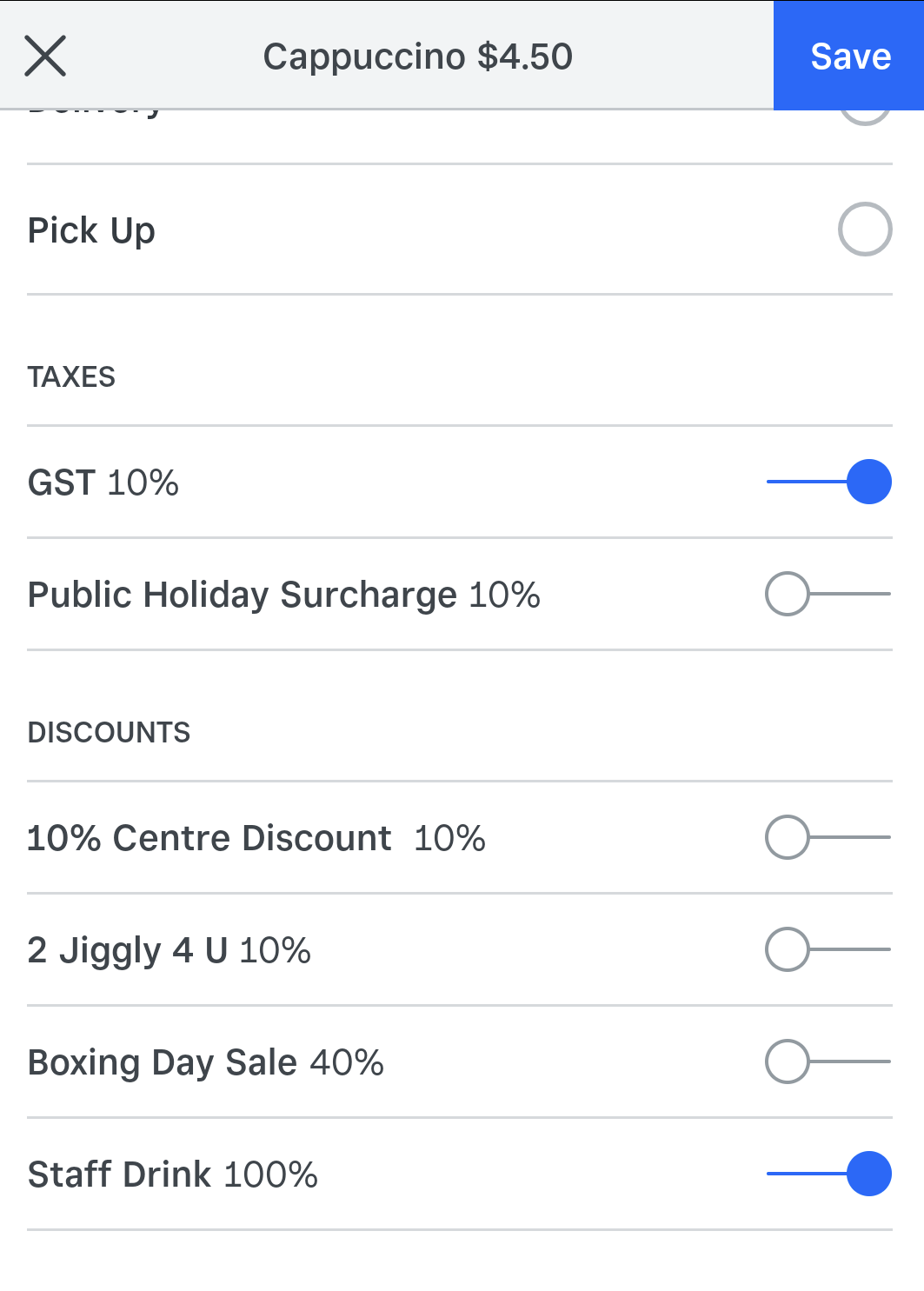 Category based discount not automatic - The Square Community
