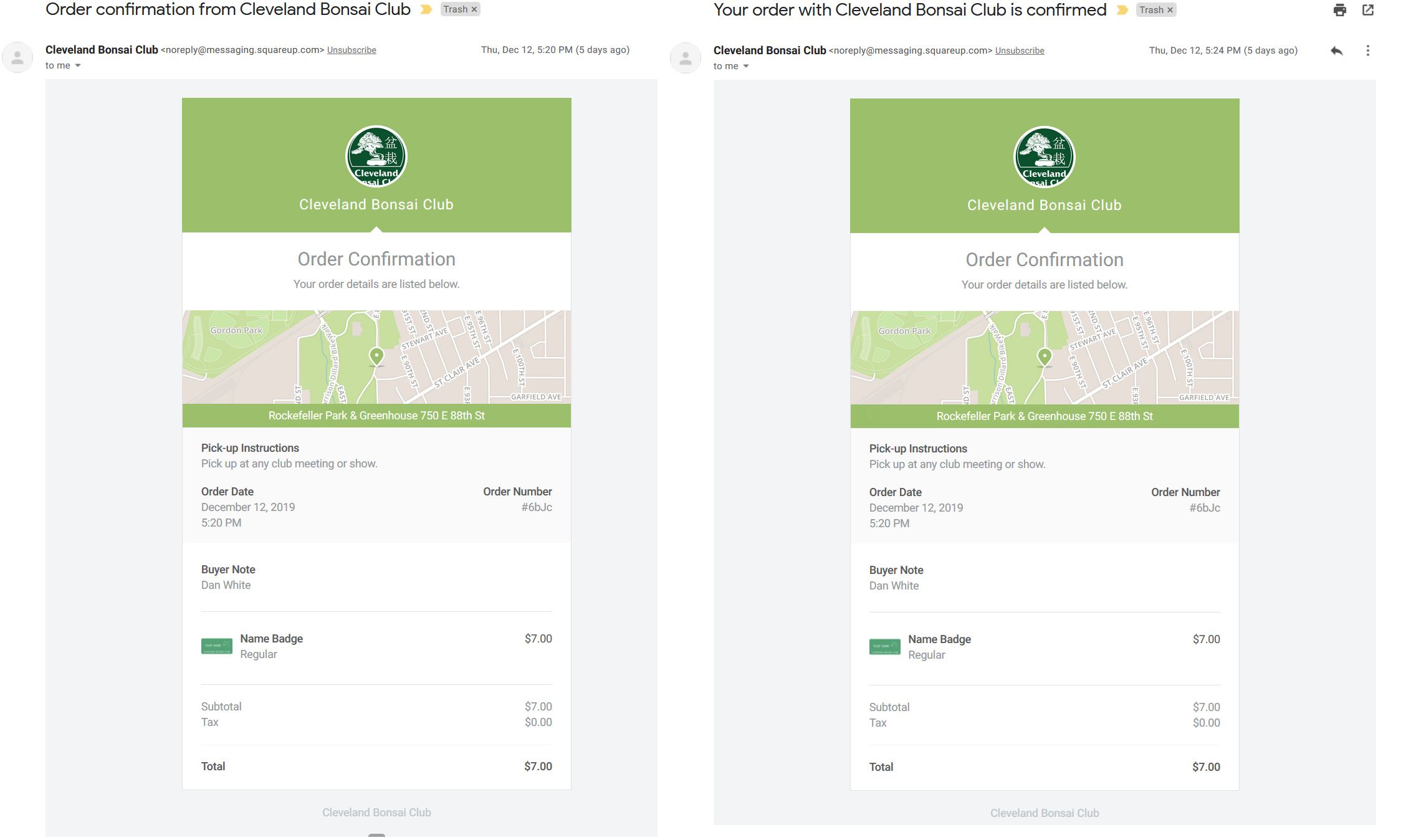 Customers receiving two confirmation emails for ea... - The Square ...