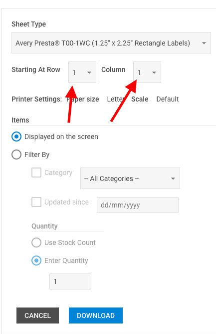 Solved: Avery labels - how do you use the entire sheet? - The Square ...