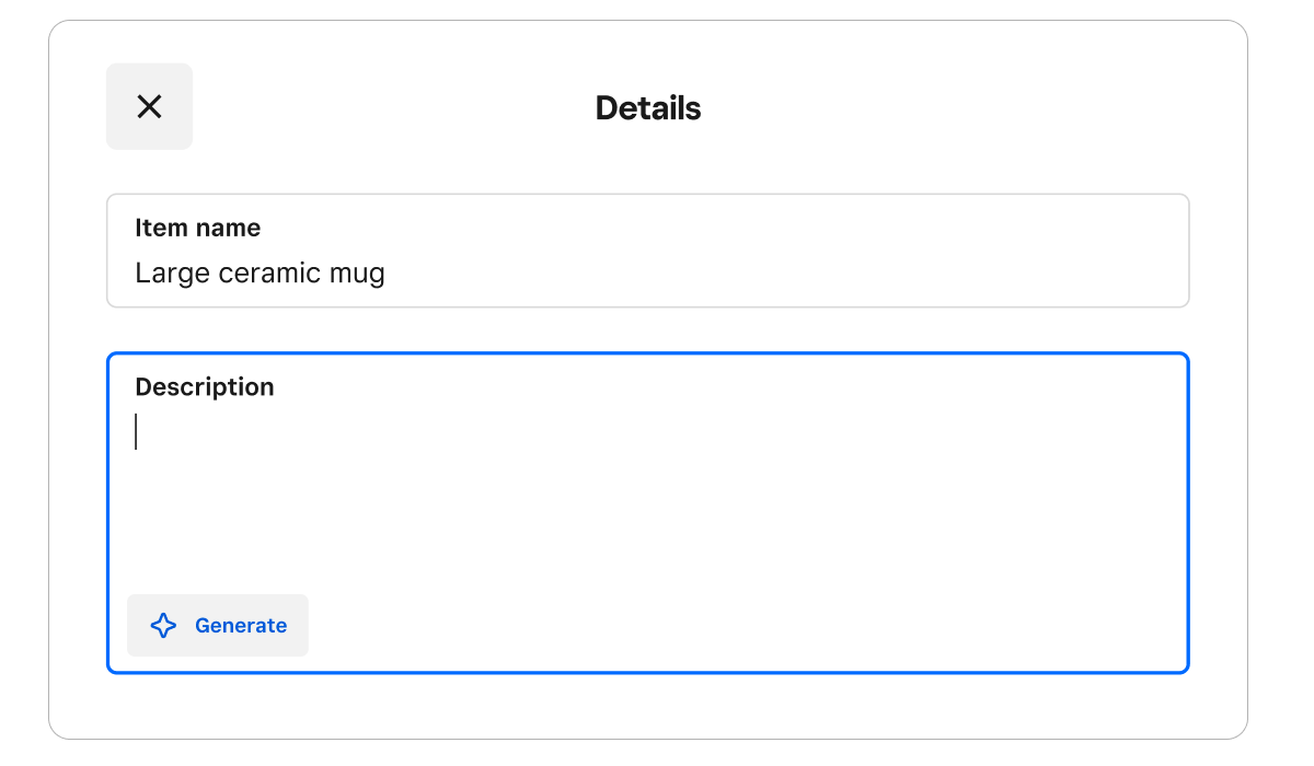A simple way to create Item descriptions in way less time with Square