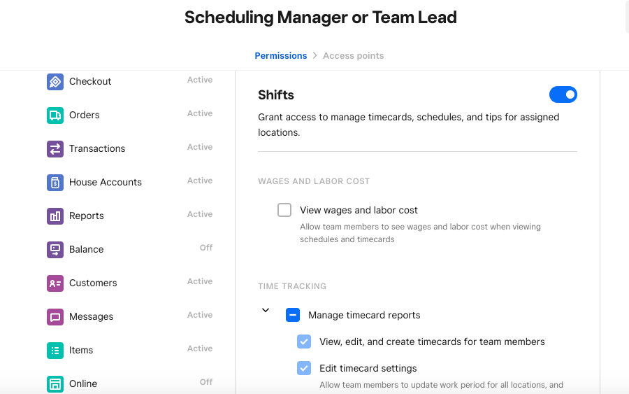 Solved: scheduling manager should not see pay rates - The Square Community