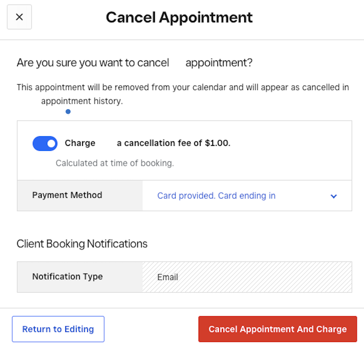 Solved: How to unmark a no-show appointment? - The Square Community